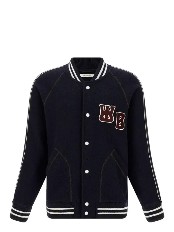 WALES BONNER Varsity Jacket - Blue