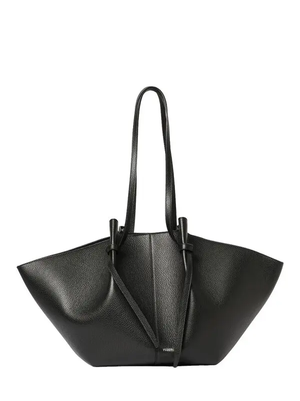Yuzefi Large Mochi Hammered Bag - Black