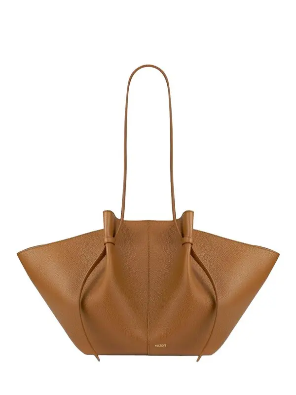 Yuzefi Large Mochi Hammered Bag - Burnt