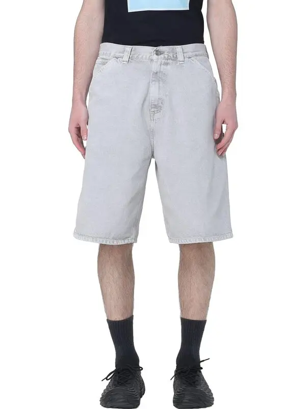 Carhartt Work In Progress Cotton Cargo Bermuda Shorts - Grey