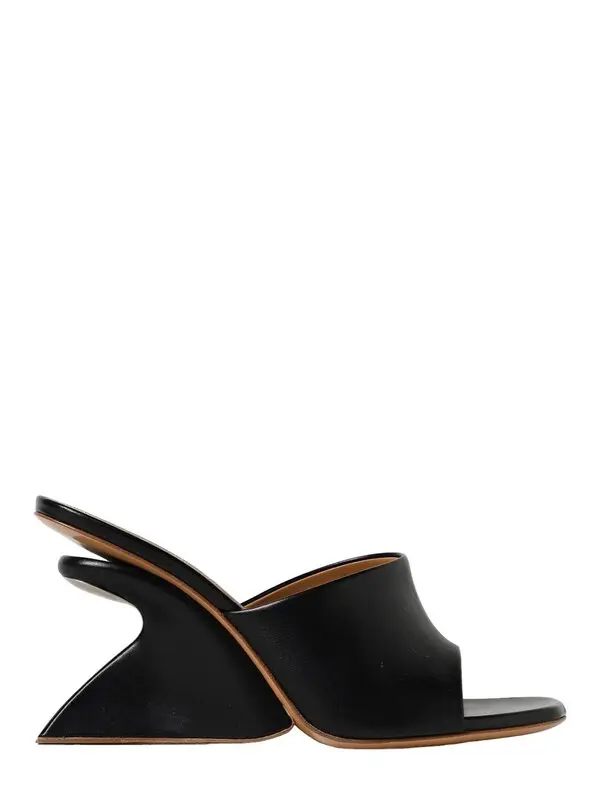 Off-White Sculptural Heeled Sandals - Black