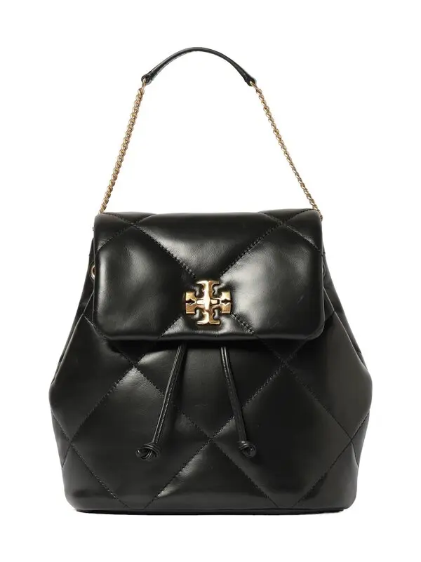 Tory Burch Kira Quilted Leather Mini Backpack - Black