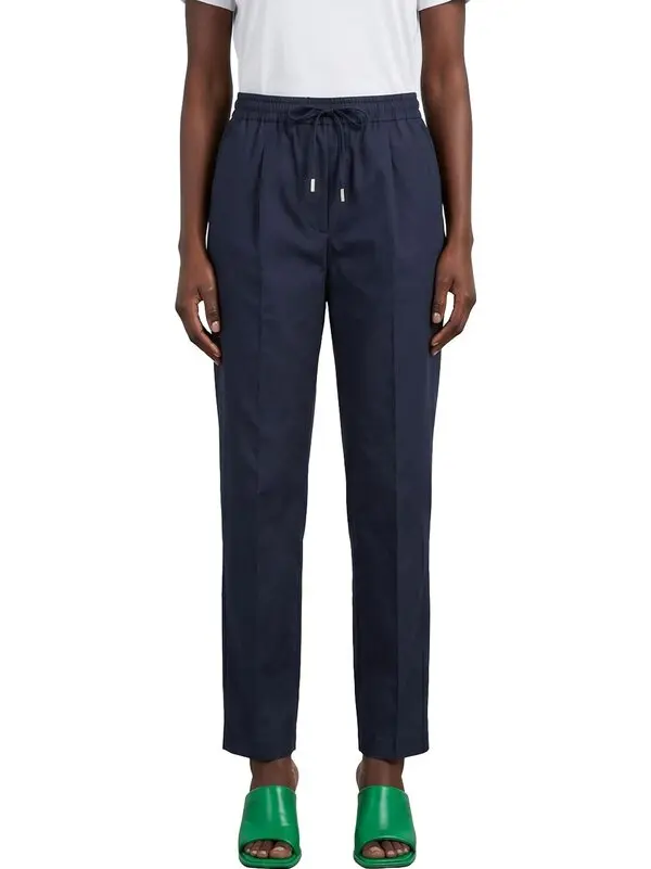 BRIGLIA 1949 Stretch Cotton Drawstring Trousers - Blue