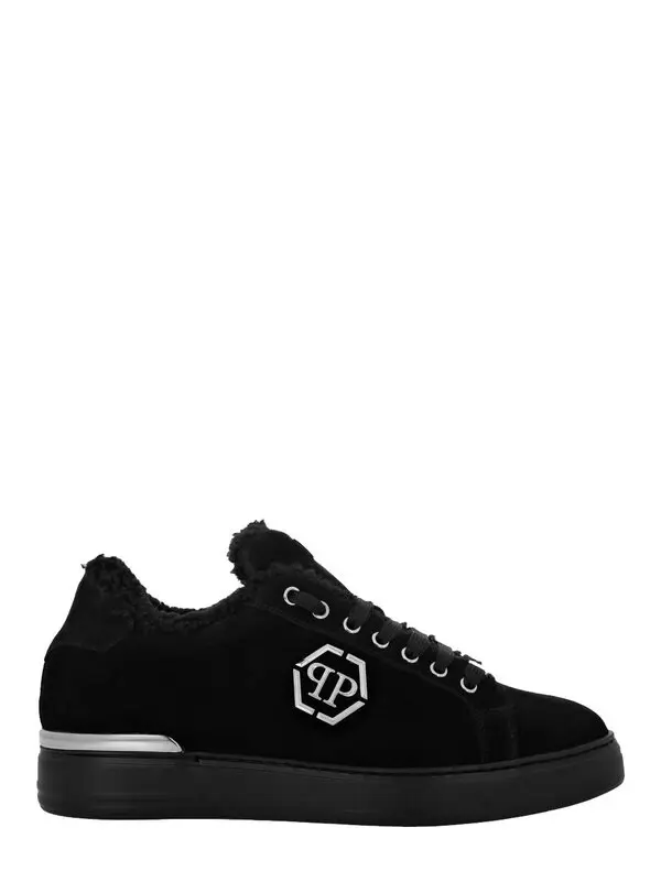 Philipp Plein Pp" Logo Trainers - Black