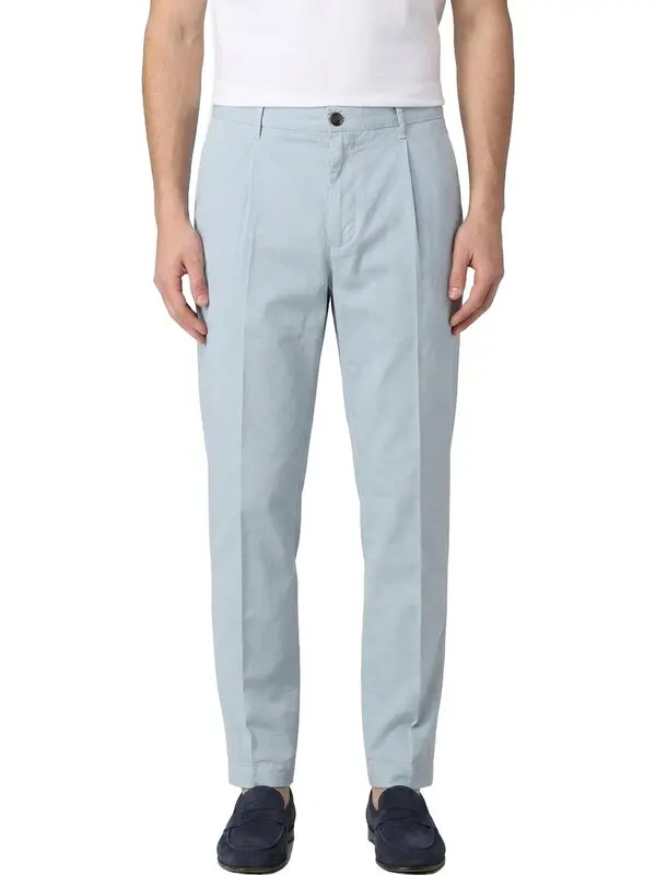 Incotex Cotton Blend Chino Trousers - Blue