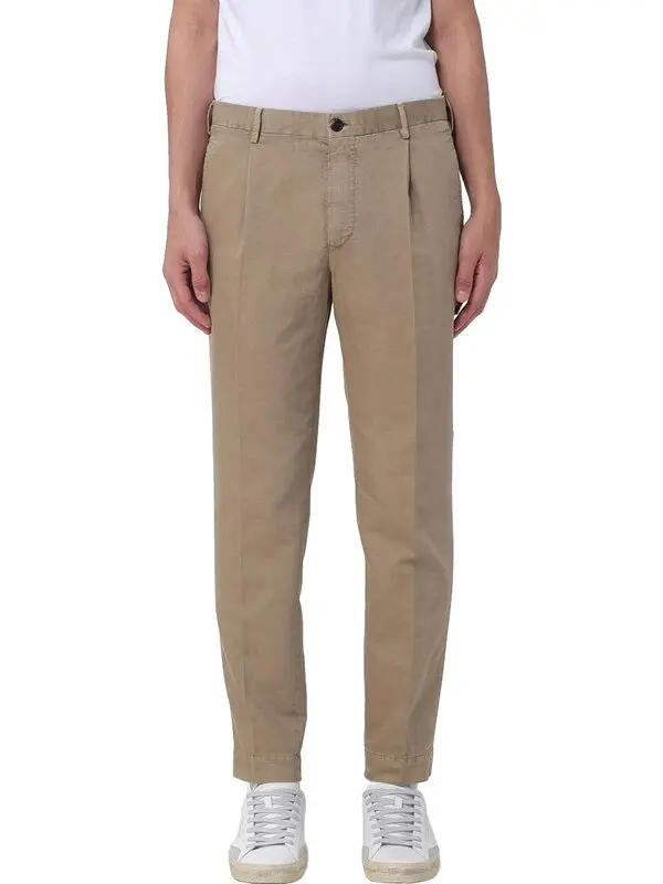 Incotex Cotton Blend Chino Trousers - Walnut