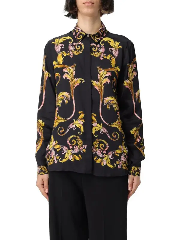 Versace Barocco Print Shirt - Black