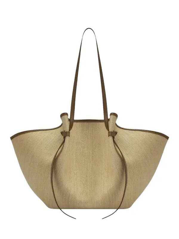 Yuzefi Mochi Leather Shoulder Bag - Biscuit