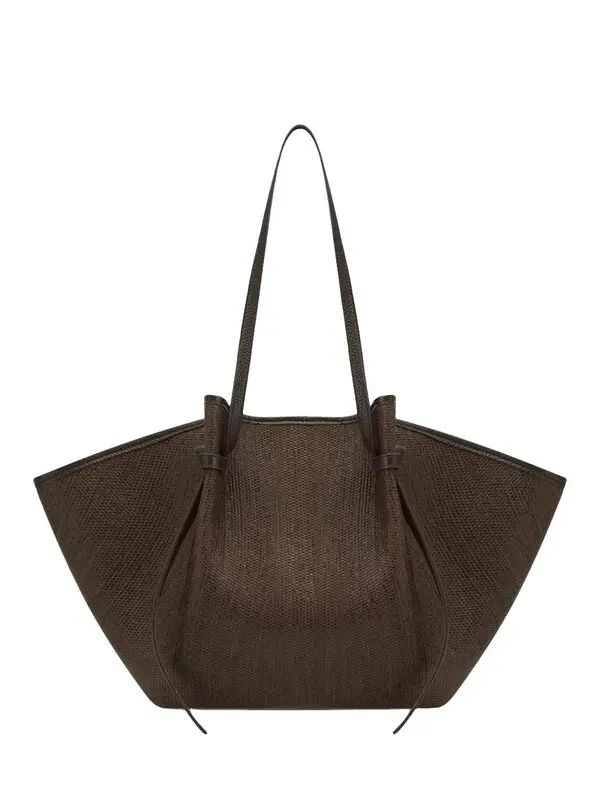 Yuzefi Mochi Leather Shoulder Bag - Brown