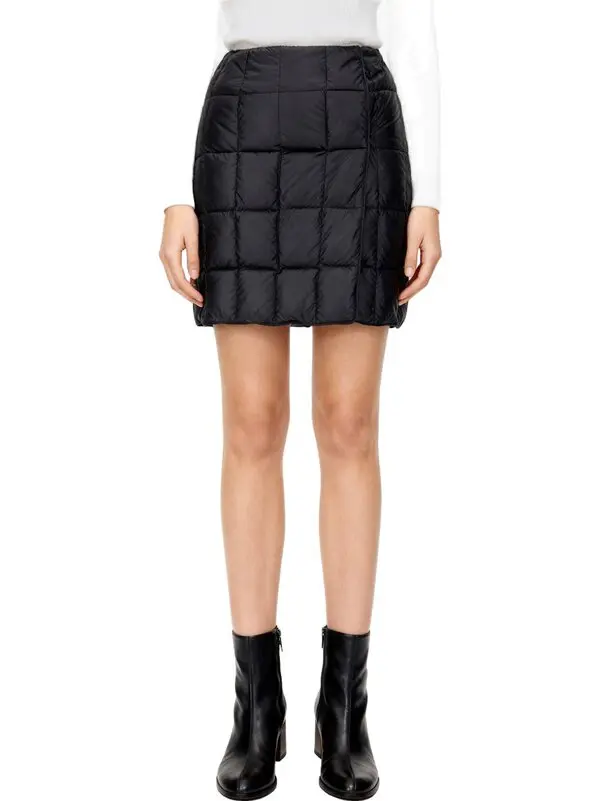 IENKI IENKI Padded Quilted Skirt - Black
