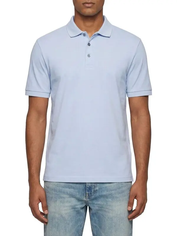 BOSS Cotton Polo Shirt - Blue