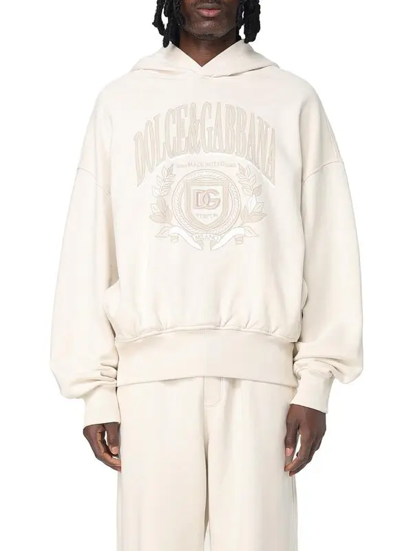 Dolce & Gabbana Emblematic Hoodie - Cream