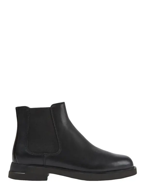 Camper Iman Leather Ankle Boots - Black