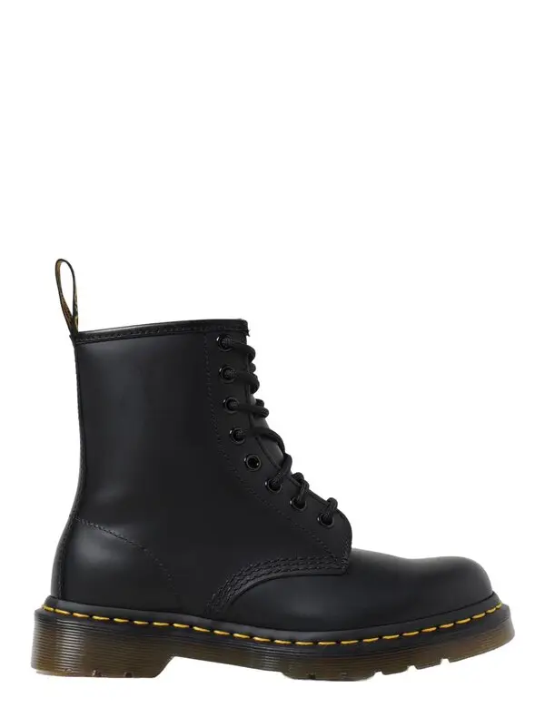 Dr. Martens Leather Combat Boots - Black
