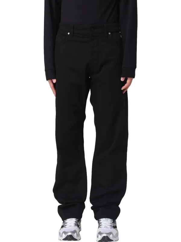 Stone Island Straight Leg Jeans - Black