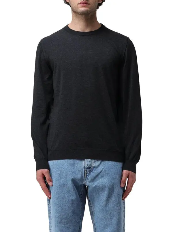 Kiton Crew Neck Jumper - Black