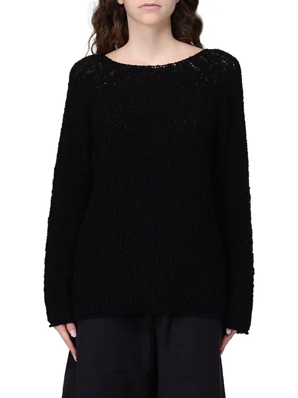 DUNST Crewneck Jumper Cotton Blend - Black
