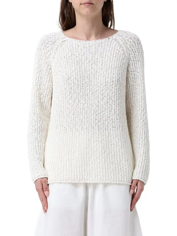 DUNST Crewneck Jumper Cotton Blend - Ivory