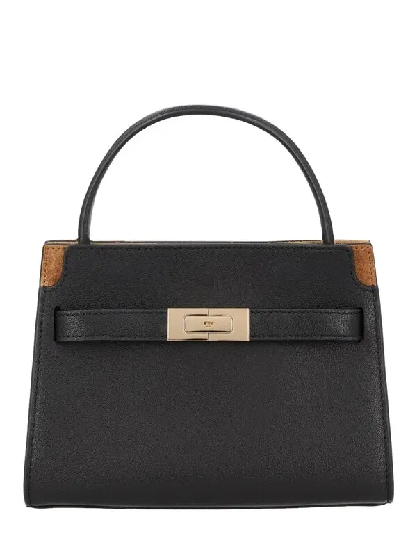 Tory Burch Lee Radziwill Mini Leather Bag - Black