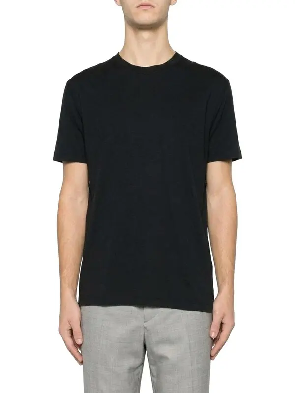 TOM FORD Crewneck Lyocell And Cotton Blend T-shirt - Black