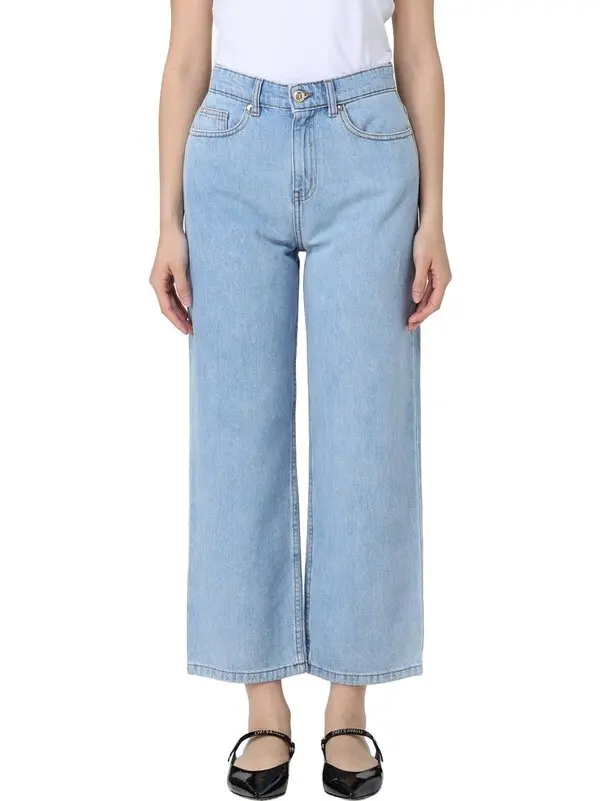 Just Cavalli Light Wash Straight Leg Jeans - Blue