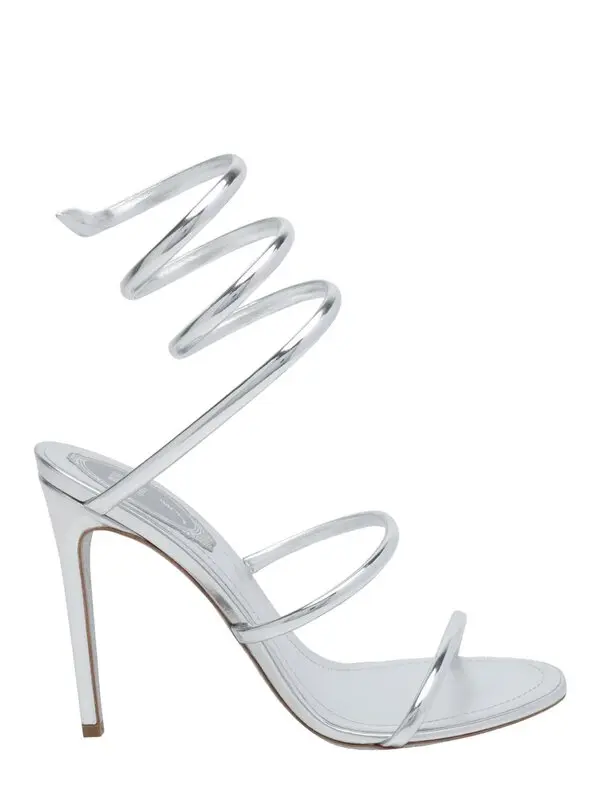 Rene Caovilla Heeled Sandals - Silver