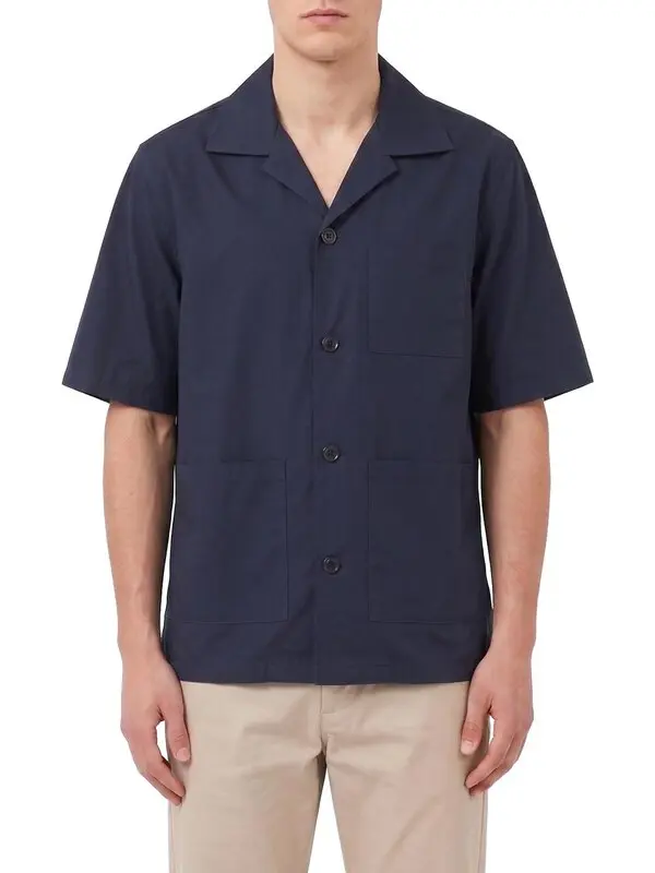Aspesi Cotton Utility Shirt - Blue