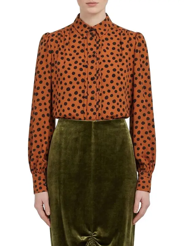 Valentino Garavani Polka Dot Silk Shirt - Multicolor
