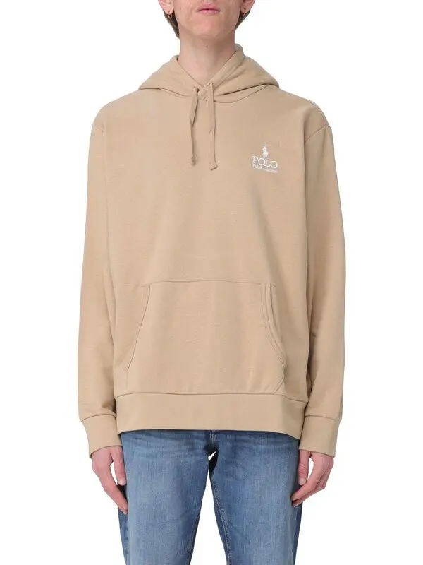 Polo Ralph Lauren Cotton Blend Hoodie - Beige