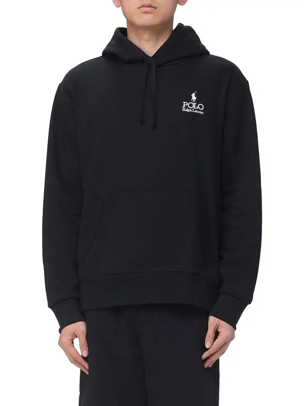 Polo Ralph Lauren Cotton Blend Hoodie - Black