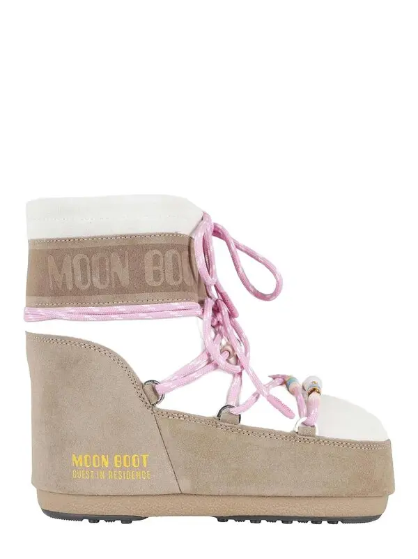 Moon Boot Lace-up Boots - Sand