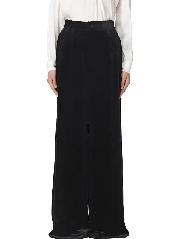 Alberta Ferretti Wide Leg Trousers - Black