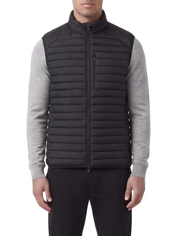SAVE THE DUCK Padded Recycled Nylon Vest - Black