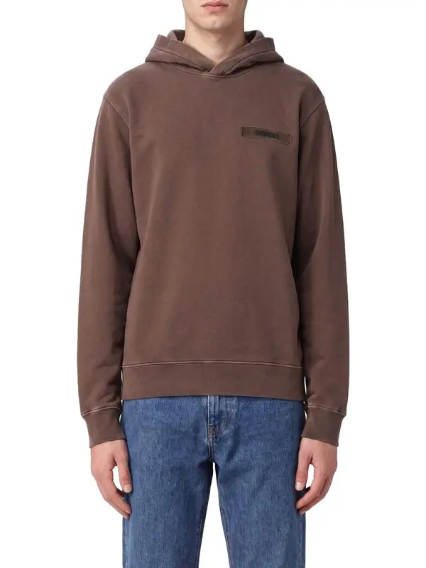 Jacquemus Hooded Sweatshirt - Brown