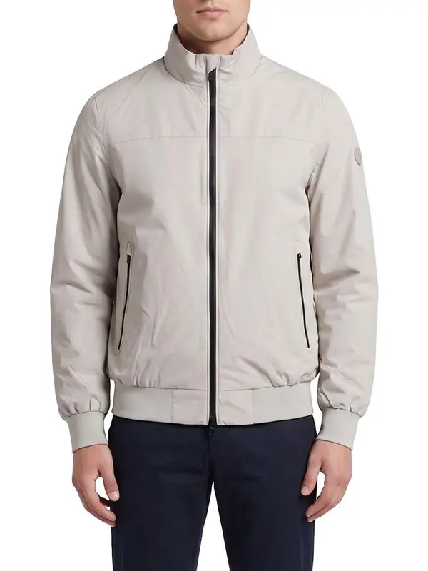 SAVE THE DUCK Finlay Polyester Bomber Jacket - Ice