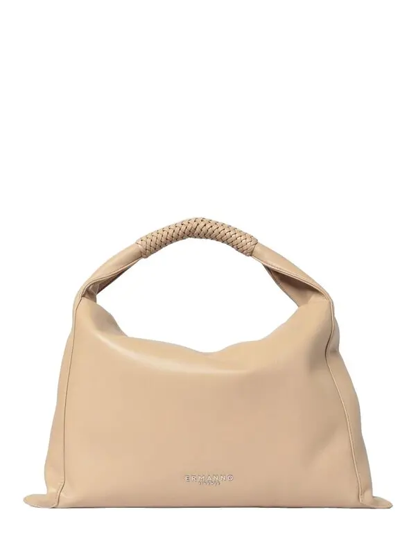 ERMANNO FIRENZE Avery Faux Leather Handbag - Beige