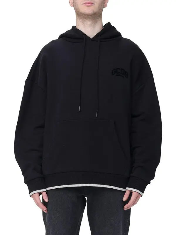 Gcds Logo Hoodie - Black
