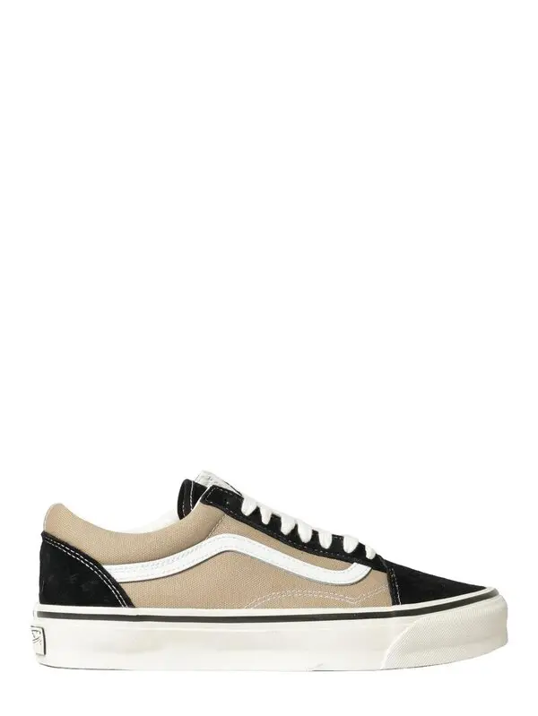 VANS Old Skool Suede And Cotton Canvas Trainers - Black