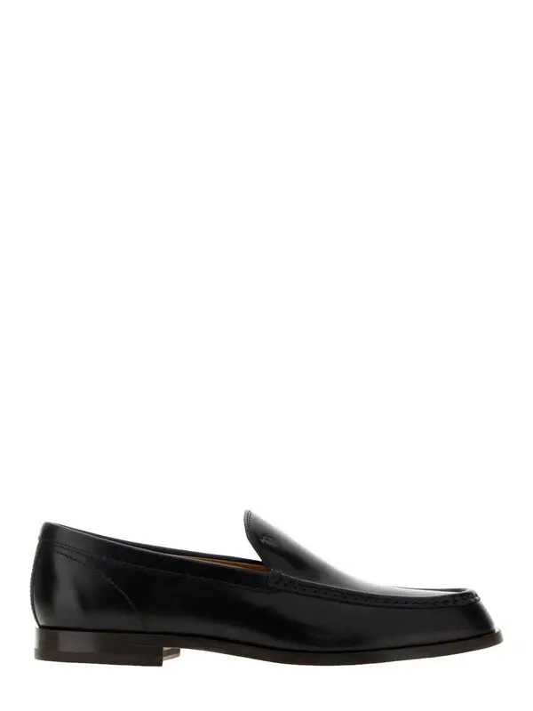 TOD'S Leather Loafers - Black