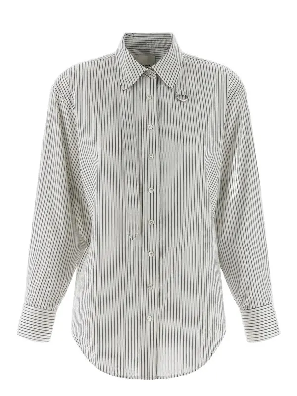 Isabel Marant Étoile Striped Button-up Shirt - Beige