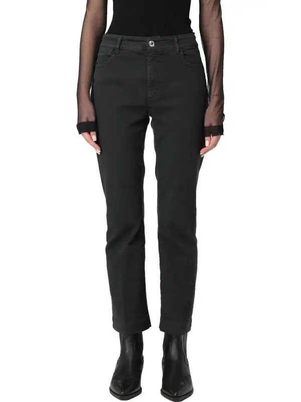 Sportmax Cropped Flared Jeans - Black