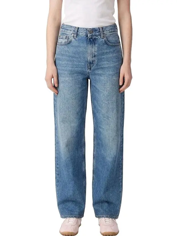 HAIKURE Korea Nordic Cotton Denim Jeans - Blue