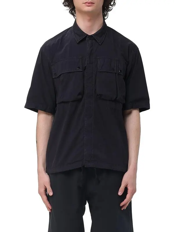 C.P. COMPANY Cotton Blend Shirt - Black