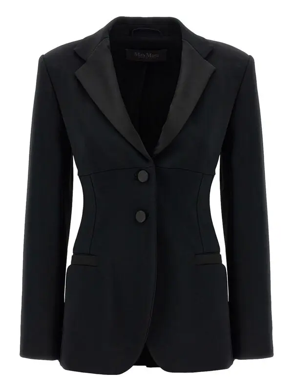 Max Mara Tailored Blazer - Black