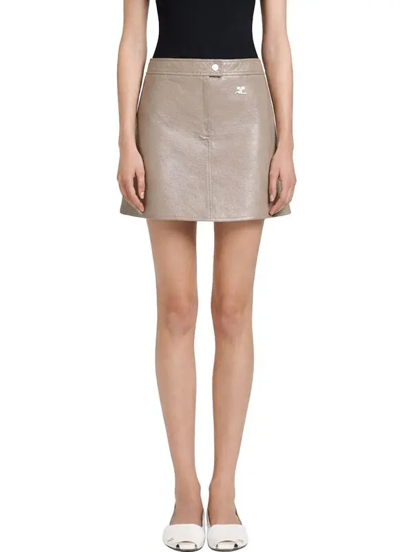 COURREGES Mini Skirt - Brown