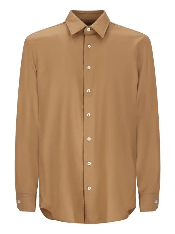 LARDINI Shirt Colour - Biscuit
