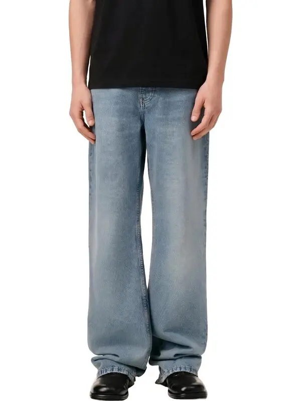 AMI Paris Wide Leg Jeans - Blue