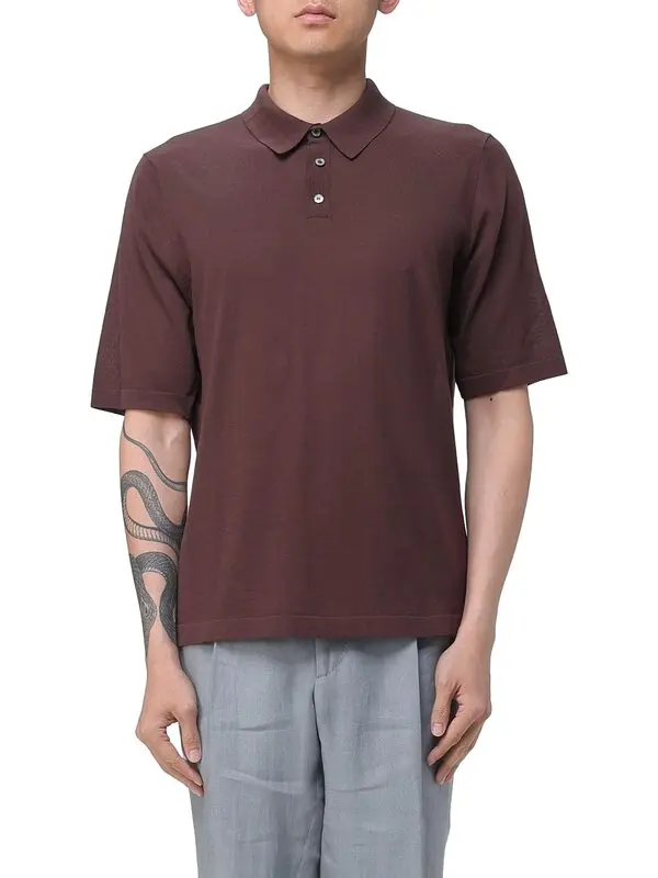 BALLANTYNE Cotton T-shirt - Brown