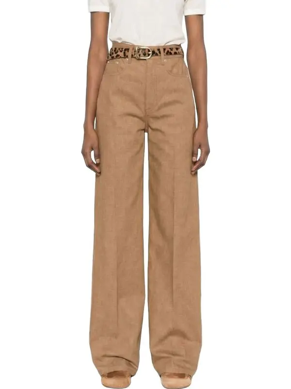 A.p.c. Cotton Flared Jeans - Brown
