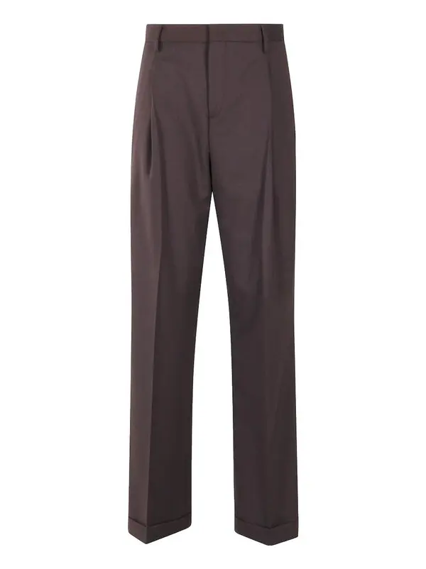 BRIGLIA 1949 Tailored Trousers - Brown